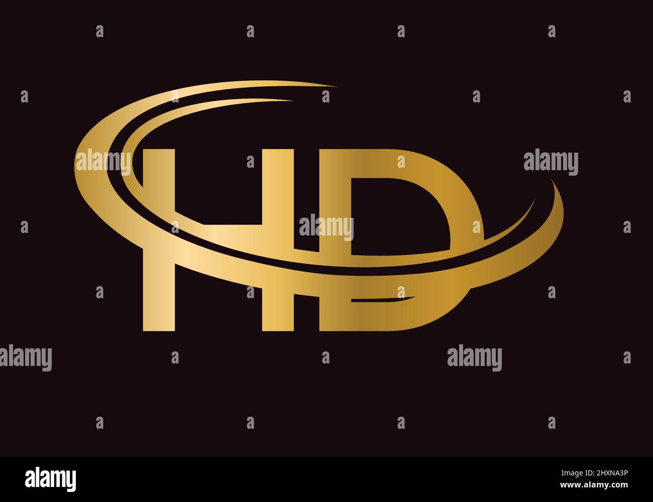 Initial Monogram Letter HD Logo Design Vector. HD Logo Design Template ...
