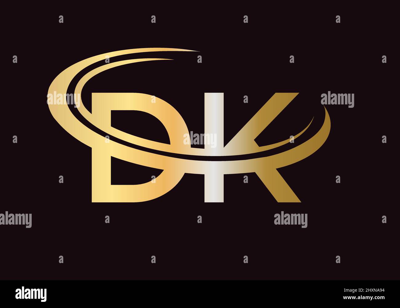 Initial Monogram Letter DK Logo Design Vector. DK Logo Design Template ... Initial Monogram Letter DK Logo Design Vector. DK Logo Design Template ...