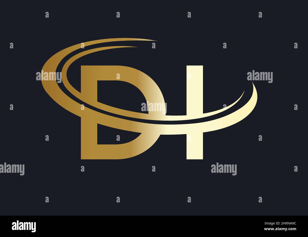 Initial Monogram Letter DI Logo Design Vector. DI Logo Design Template ...