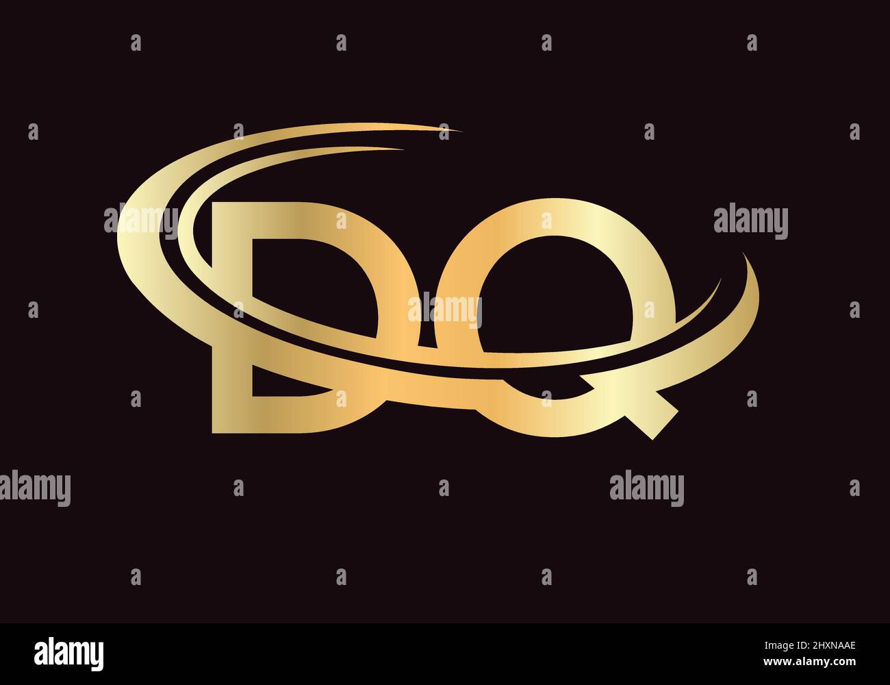 Letter dq logo hi-res stock photography and images - Alamy