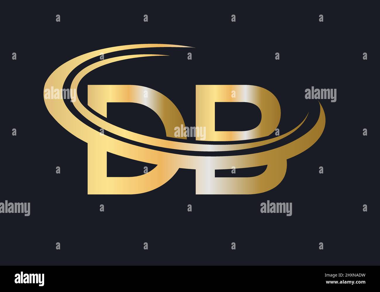 Initial Monogram Letter BD Logo Design Vector. BD Logo Design Template ...