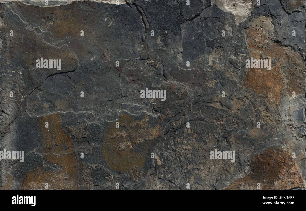 Dark natural stone slate texture Stock Photo - Alamy