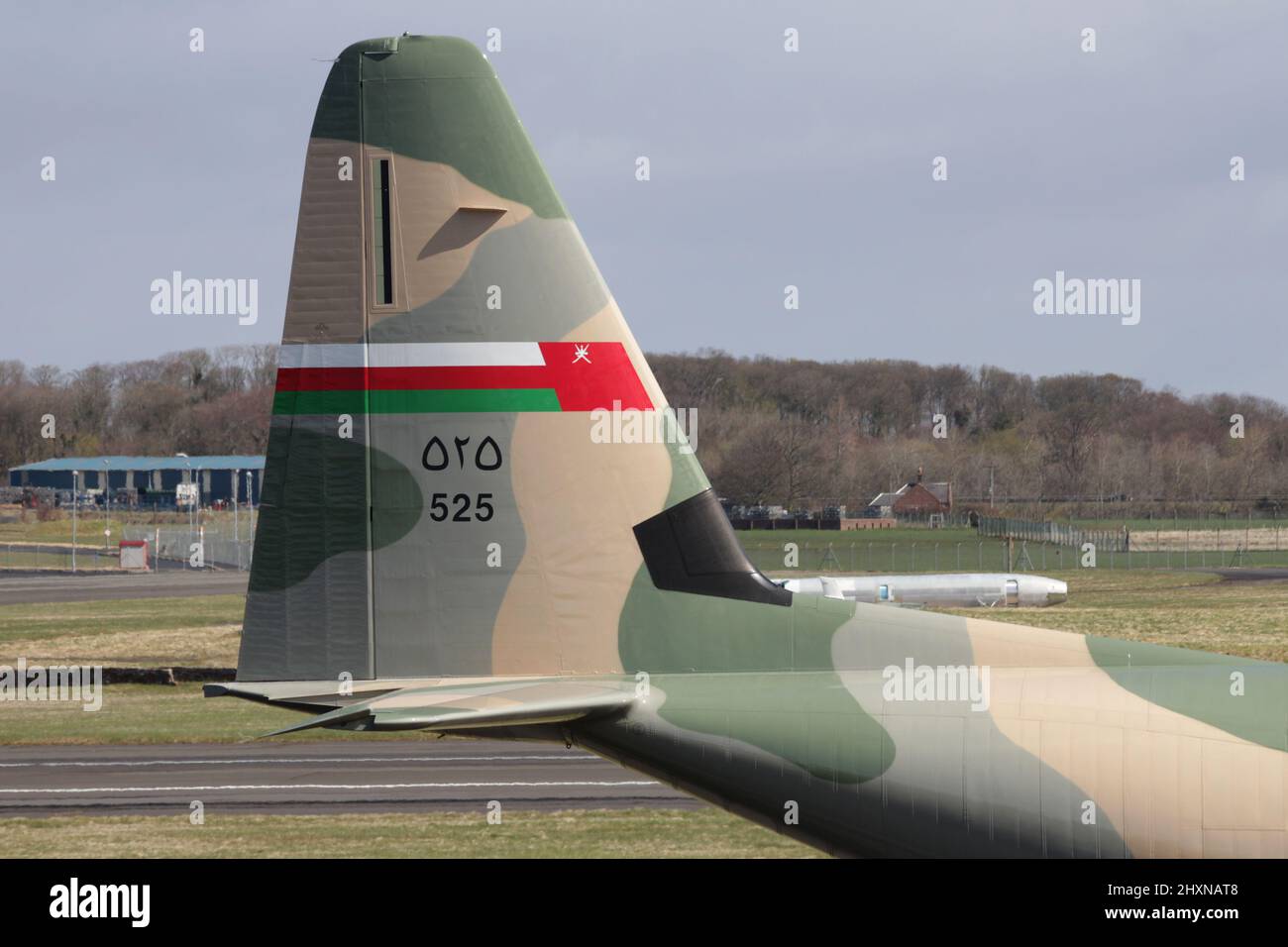 525, a Lockheed Martin C-130J Hercules operated by the Royal Air Force ...