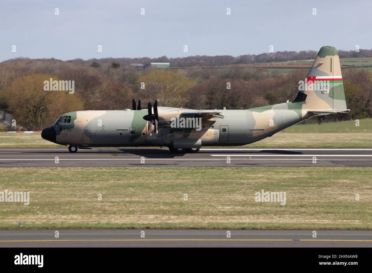 525, a Lockheed Martin C-130J Hercules operated by the Royal Air Force ...