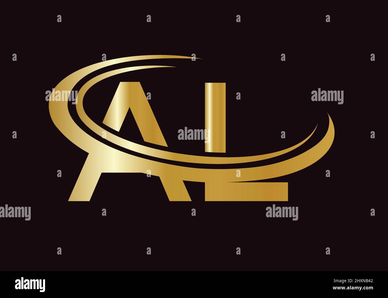 Al tech logo Stock Vector Images - Alamy