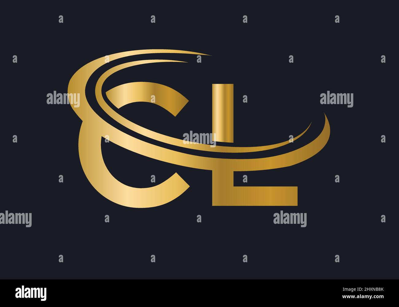 Initial Monogram Letter CL Logo Design Vector. CL Logo Design Template ...