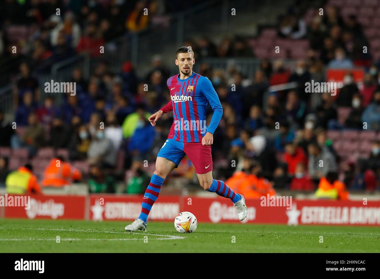 Barcelona, Spain. 13th Mar, 2022. Clement Lenglet (Barcelona) Football ...