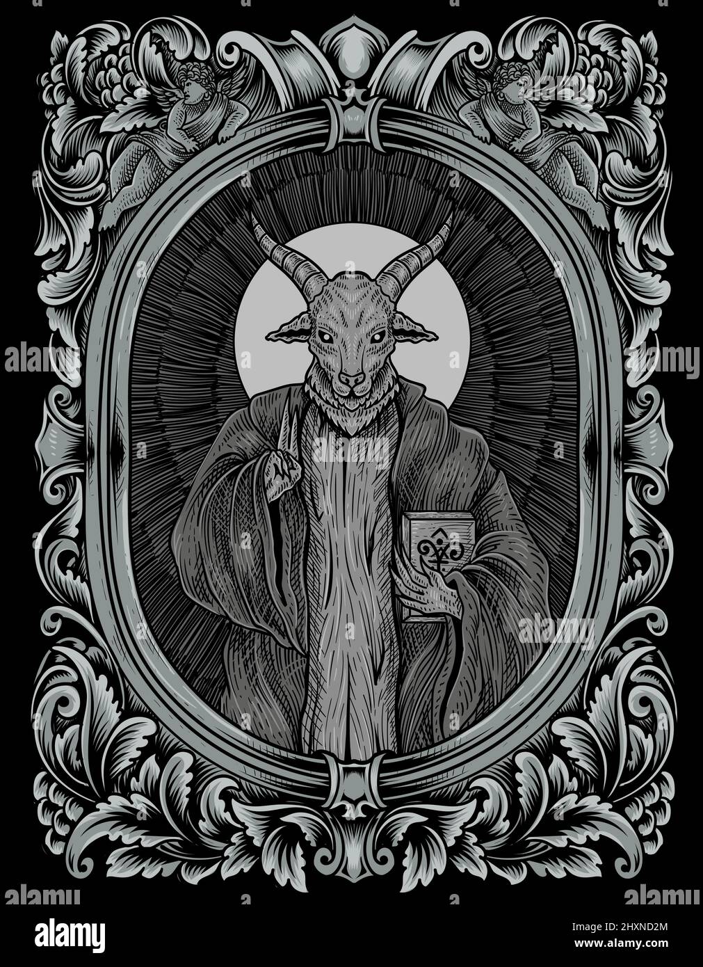 Baphomet Vector Vectors High Resolution Stock Photography and Images ...
