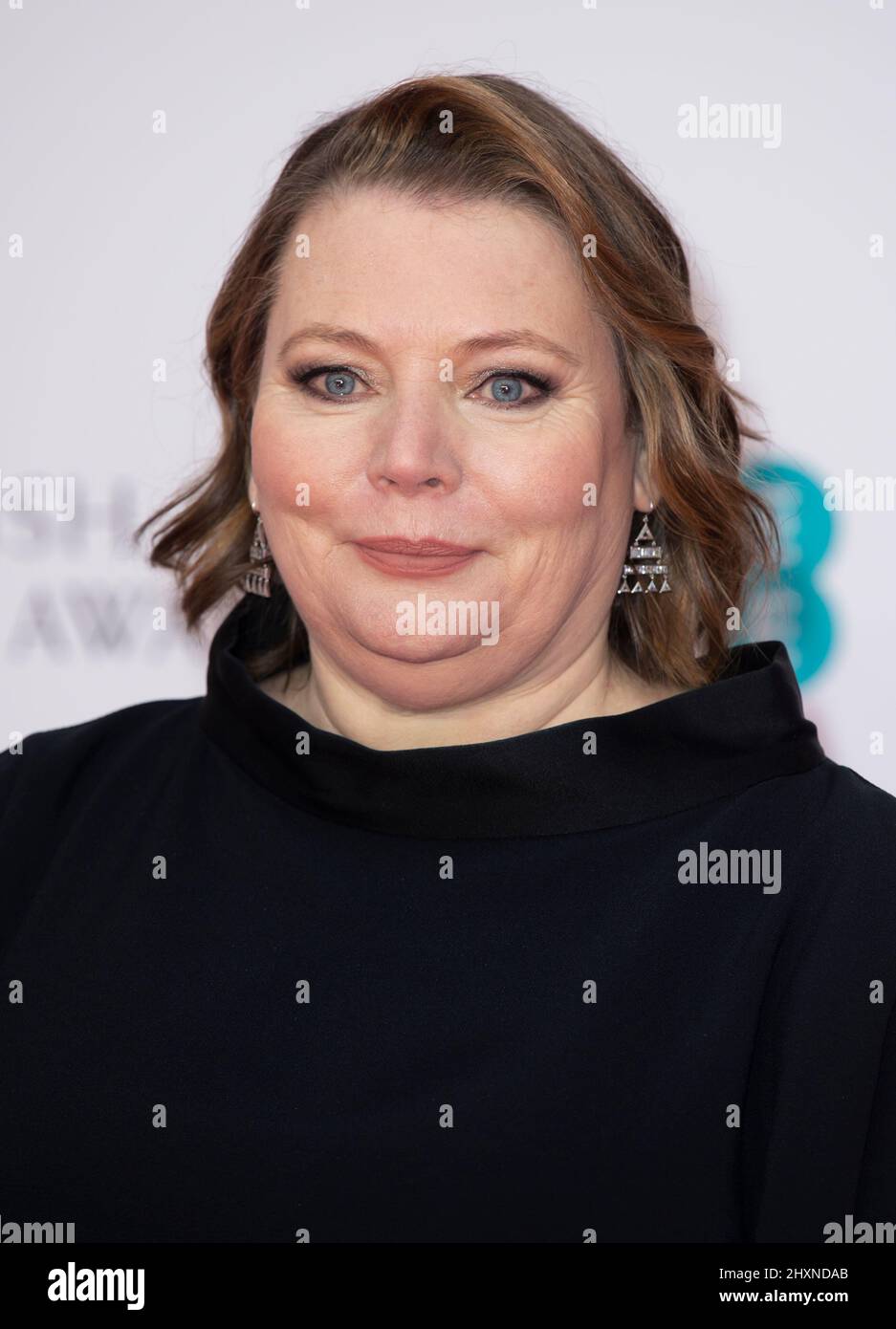 London, UK. March 12th, 2022. Joanna Scanlan arriving at the EE British ...