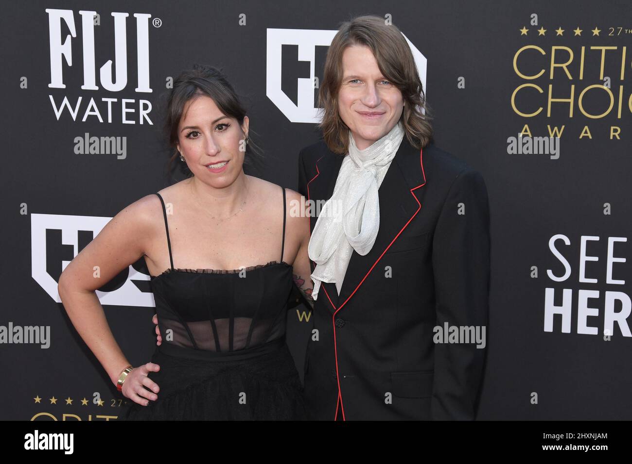 Los Angeles, CA, US, March 13, 2022, Ashley Lyle and Bart Nickerson ...