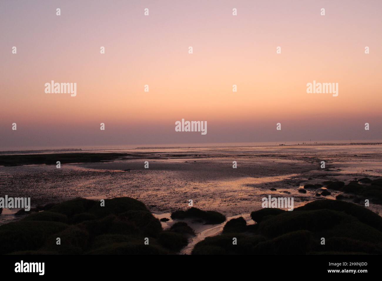 A beautiful suset in river side Stock Photo - Alamy