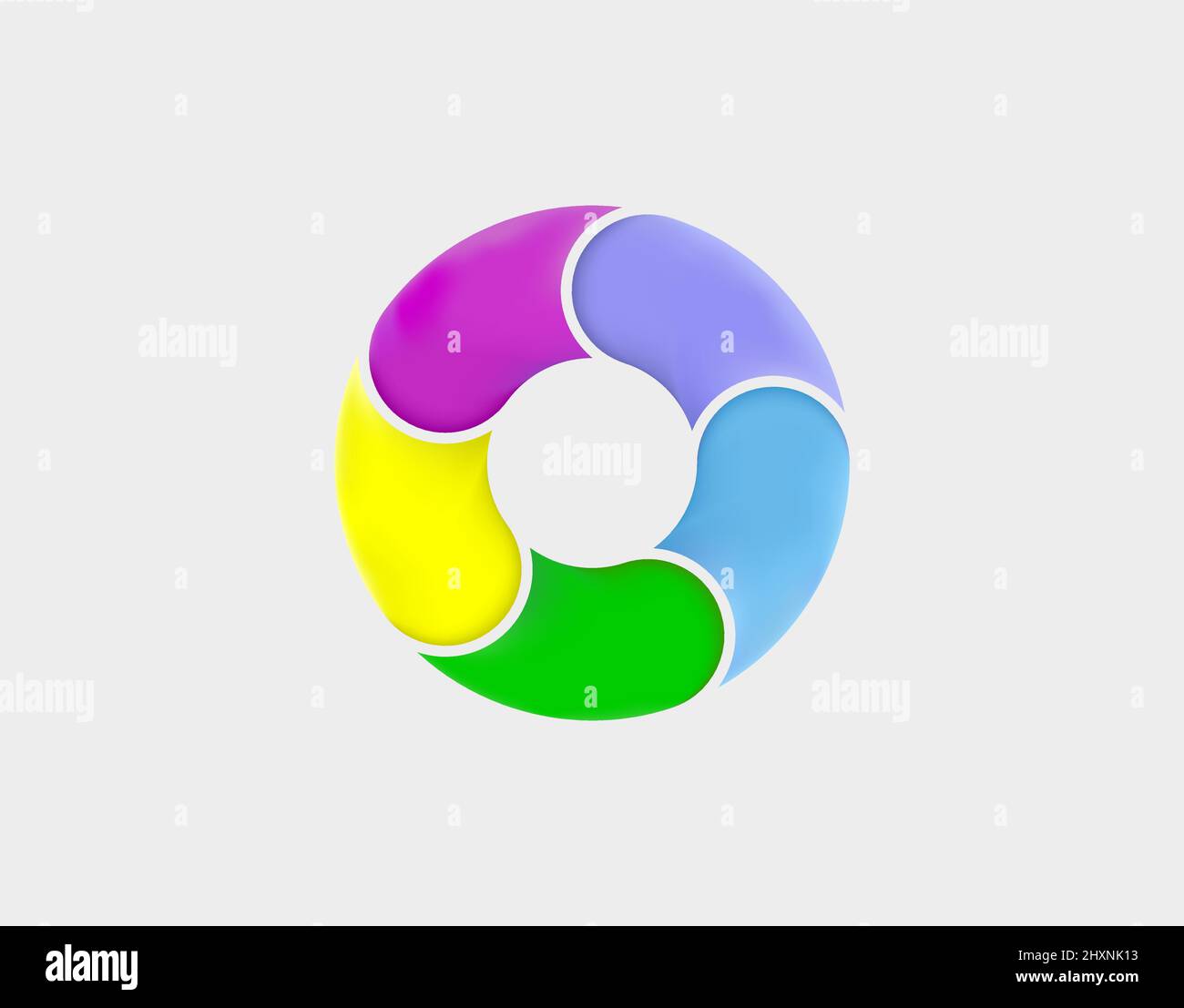 Colorful Pie Chart icon. Vector illustration Stock Vector Image & Art ...