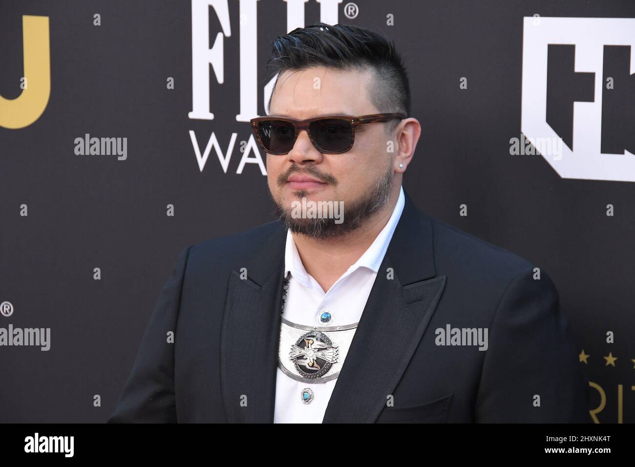 Los Angeles, CA, US, March 13, 2022, Sterlin Harjo arrives at the 27th ...