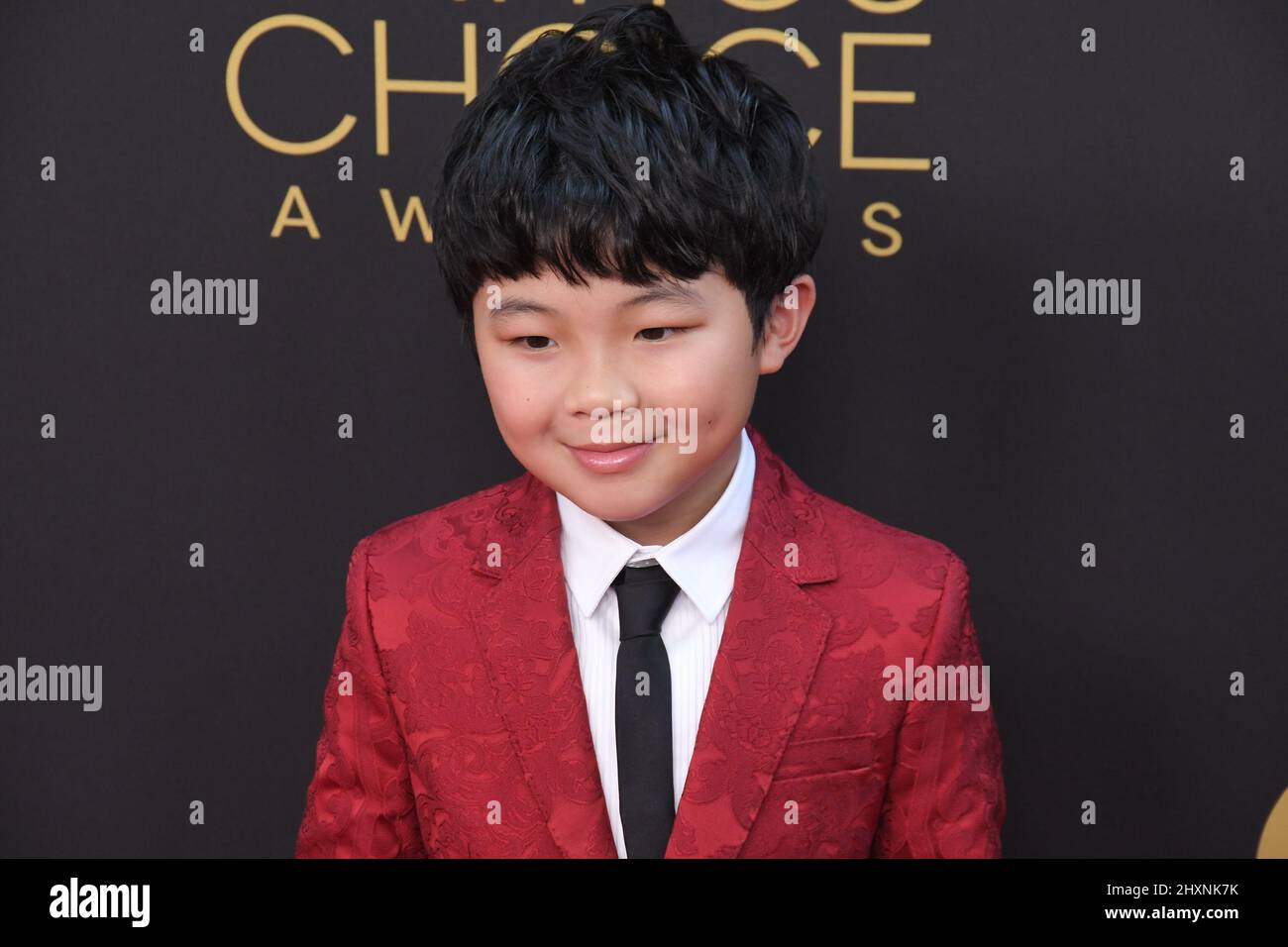 Los Angeles, CA, US, March 13, 2022, Alan Kim arrives at the 27th ...