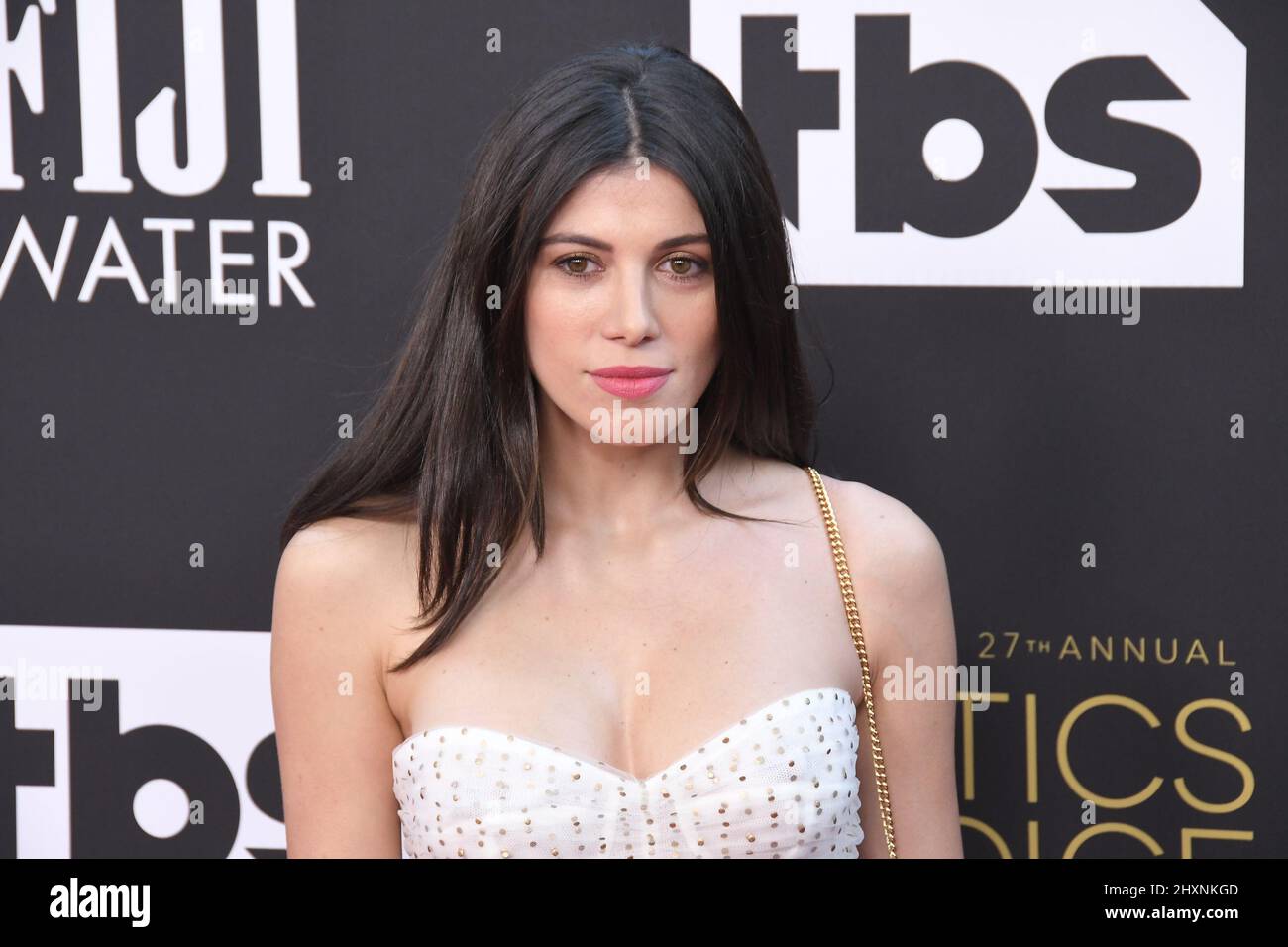 Los Angeles, CA, US, March 13, 2022, Lavinia Postolache arrives at the 27th Annual Critics ...