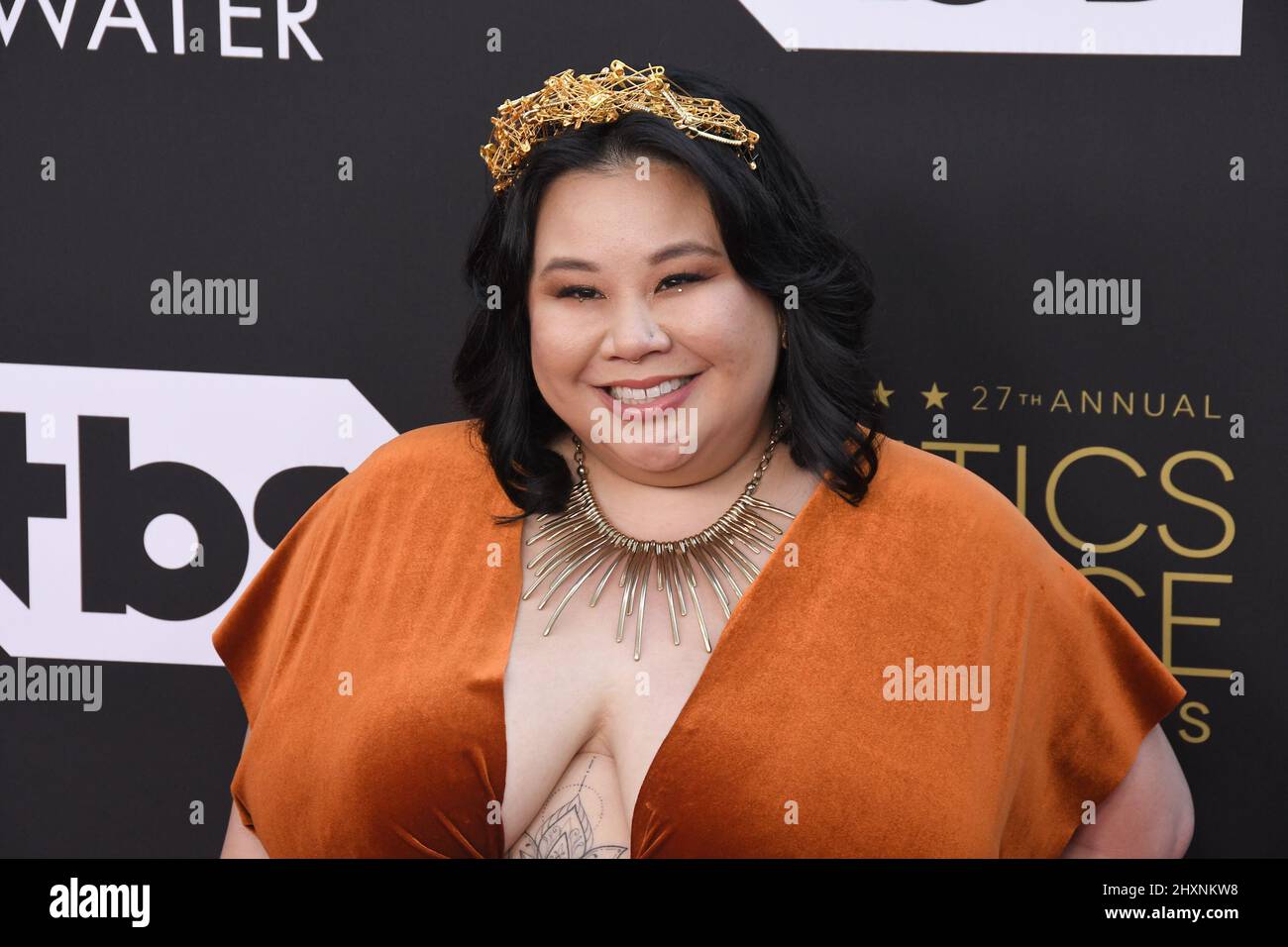 Los Angeles, CA, US, March 13, 2022, Roxy Shih arrives at the 27th Annual Critics Choice Awards ...