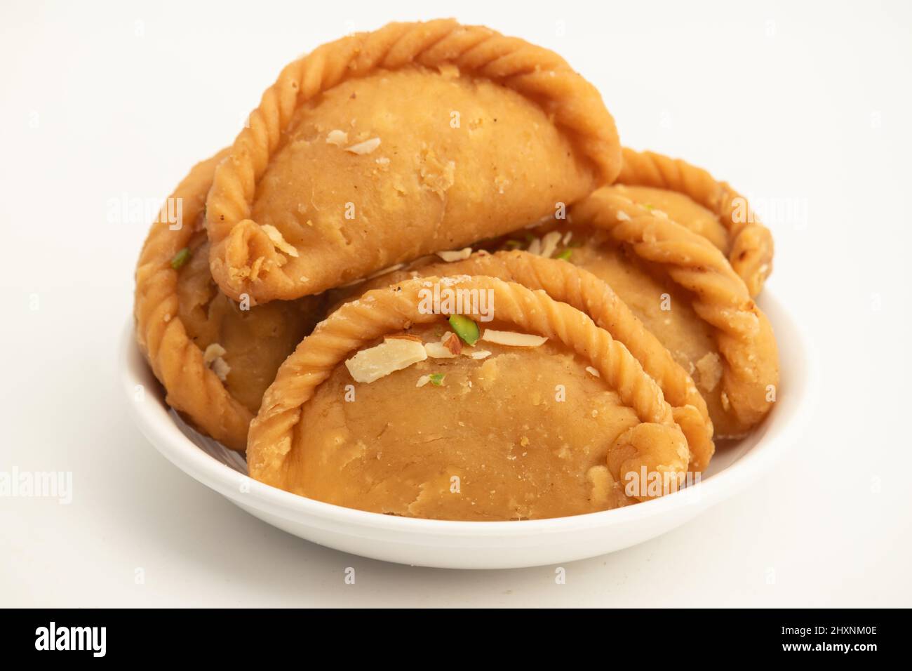 Indian Mithai Gujia Also Called Gujiya, Pirukiya, Pirukia, Pedakiya ...