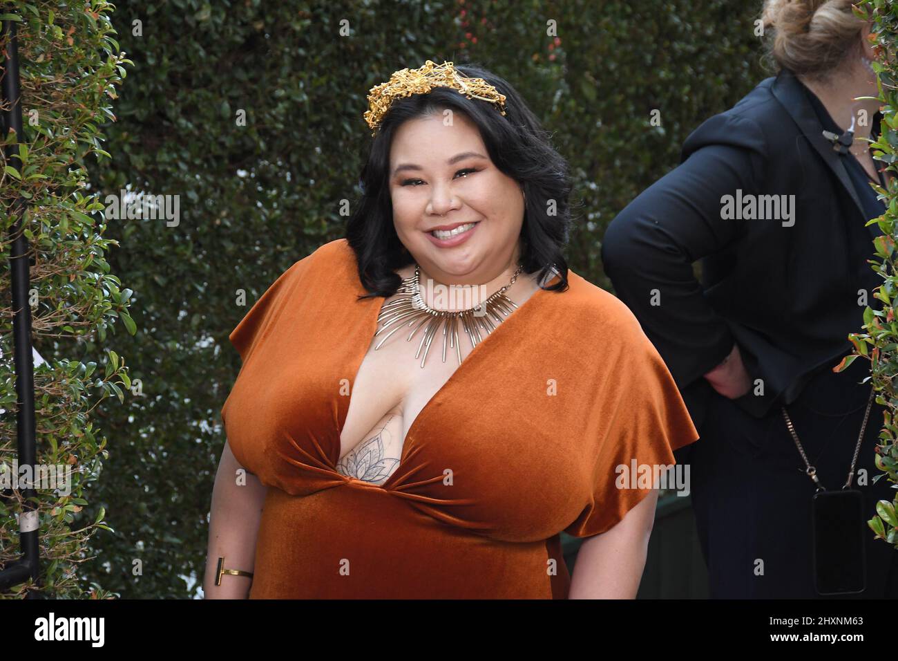 Los Angeles, USA. 13th Mar, 2022. Roxy Shih arrives at the 27th Annual Critics Choice Awards ...