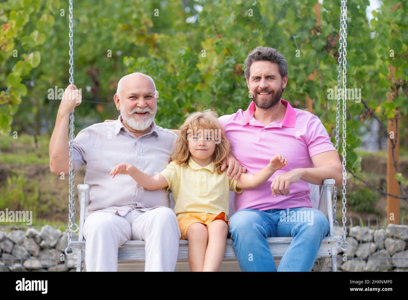 Active multi generations family hi-res stock photography and images - Alamy