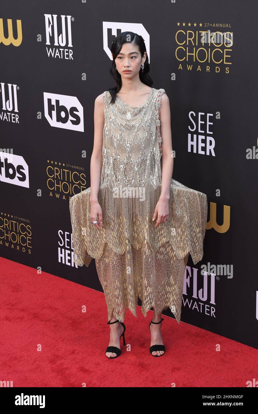 Los Angeles, USA. 13th Mar, 2022. HoYeon Jung arrives at the 27th ...