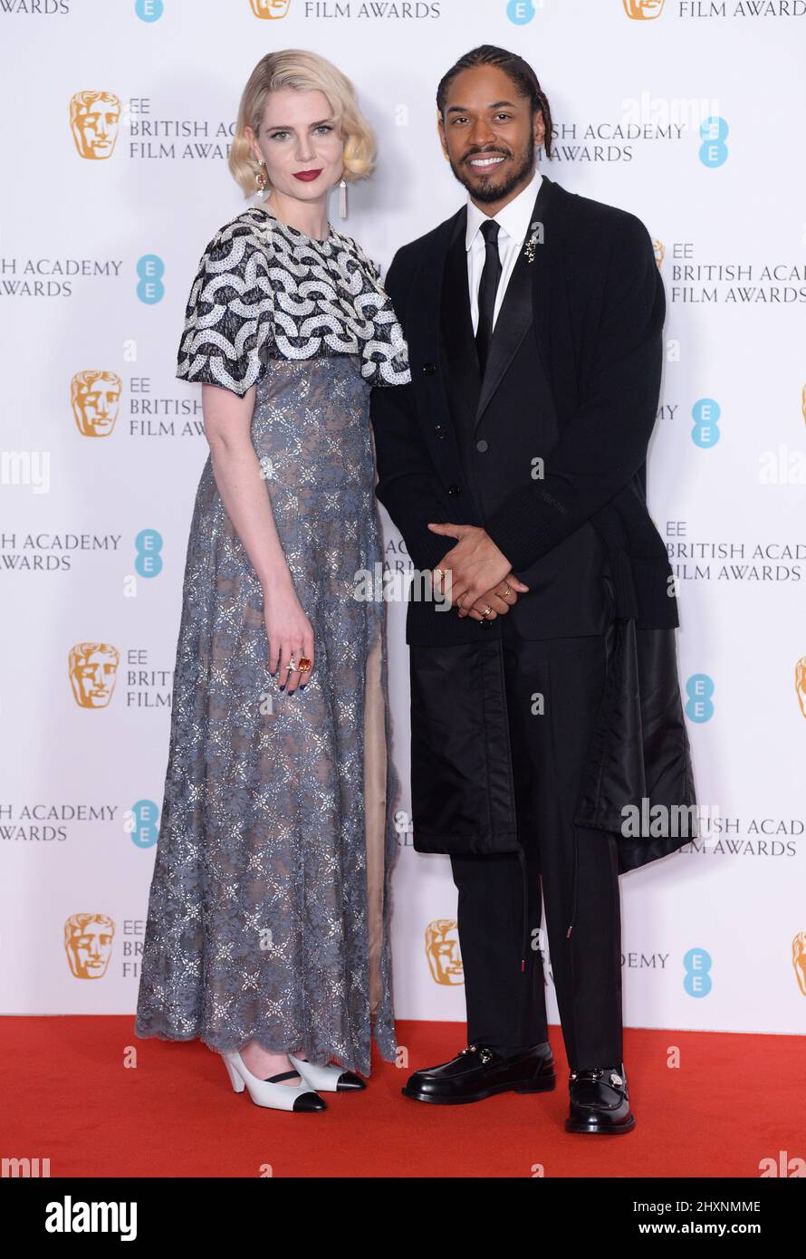 London, UK. March 12th, 2022. Lucy Boynton and Kelvin Harrison Jnr in ...