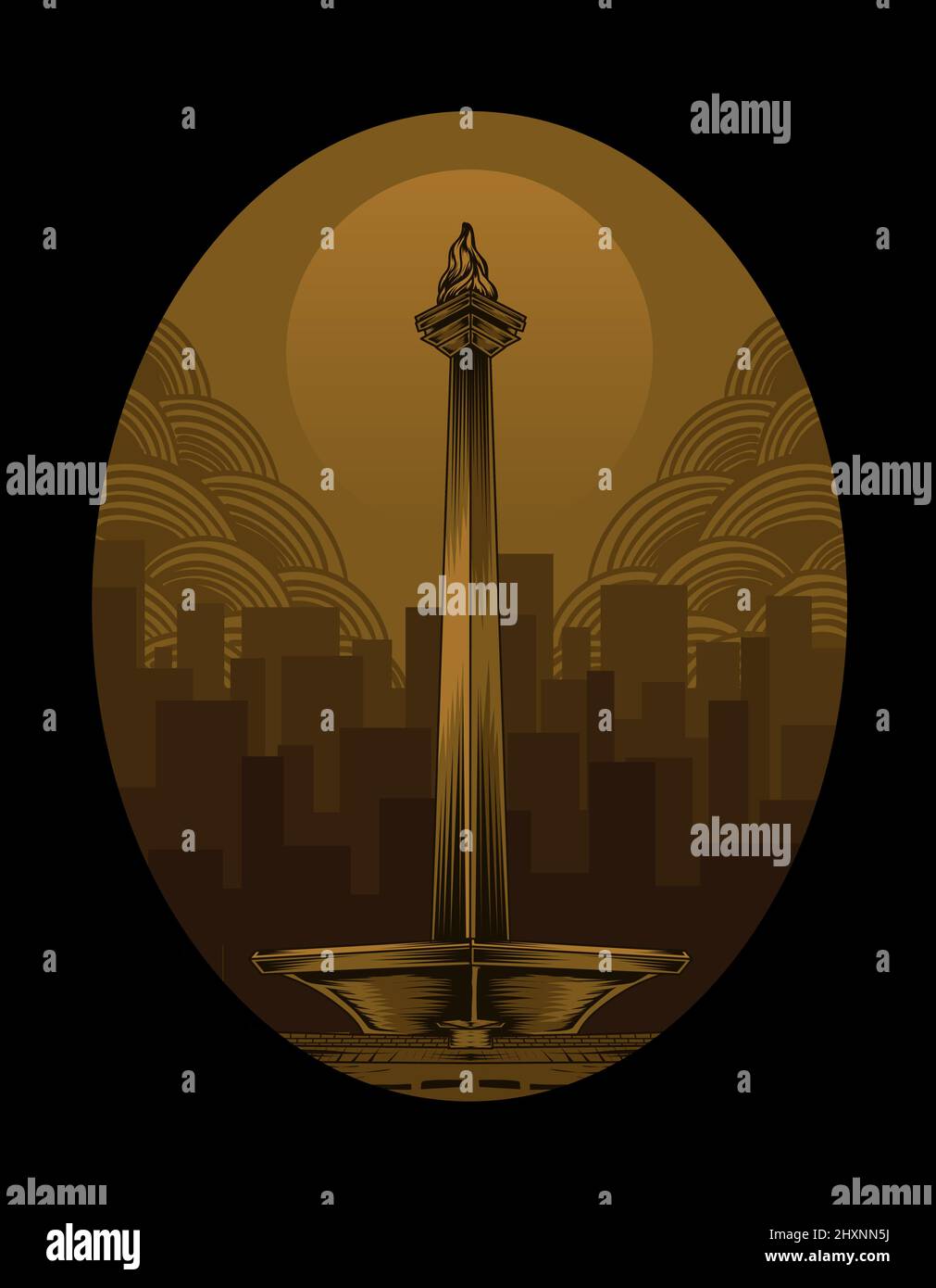 Jakarta historical museum Stock Vector Images - Alamy