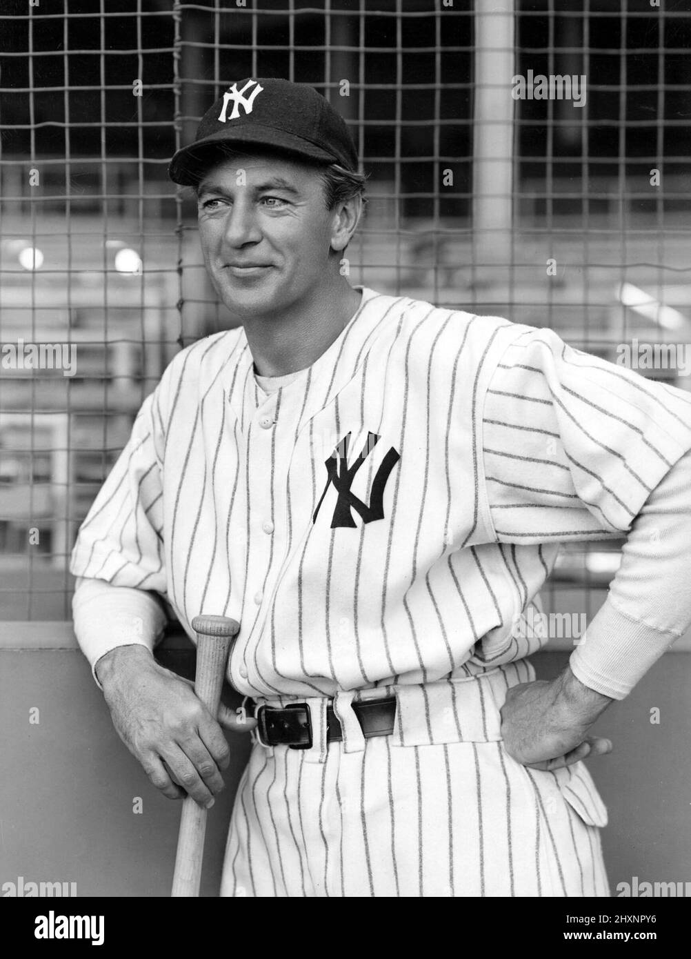GARY COOPER in THE PRIDE OF THE YANKEES (1942), directed by SAM WOOD ...
