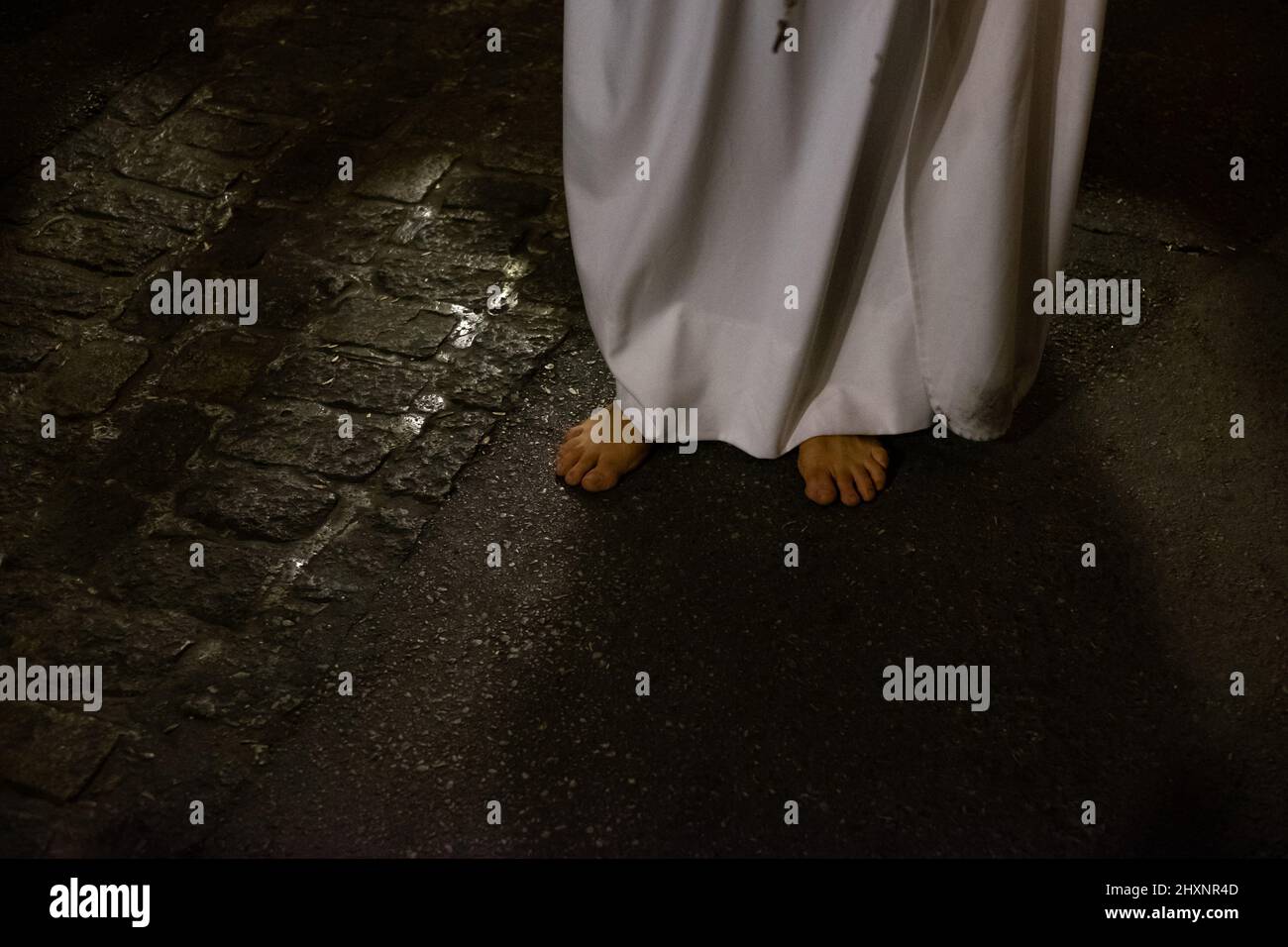 Jesus walking feet hi-res stock photography and images - Alamy