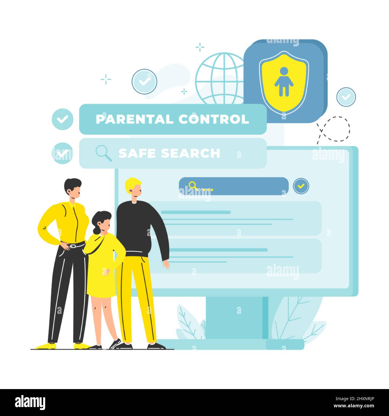 Parents manage websites their child visits and make content ...