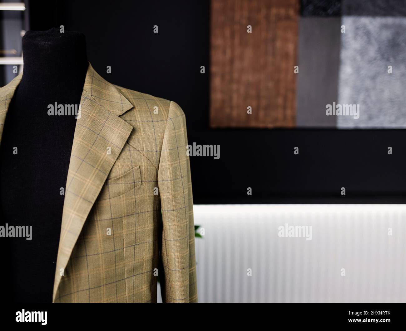 Checkered suit jacket hi-res stock photography and images - Alamy