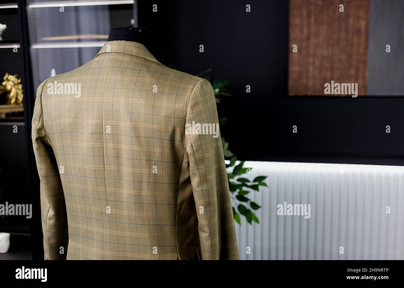 Check suit jacket tailor hi-res stock photography and images - Alamy