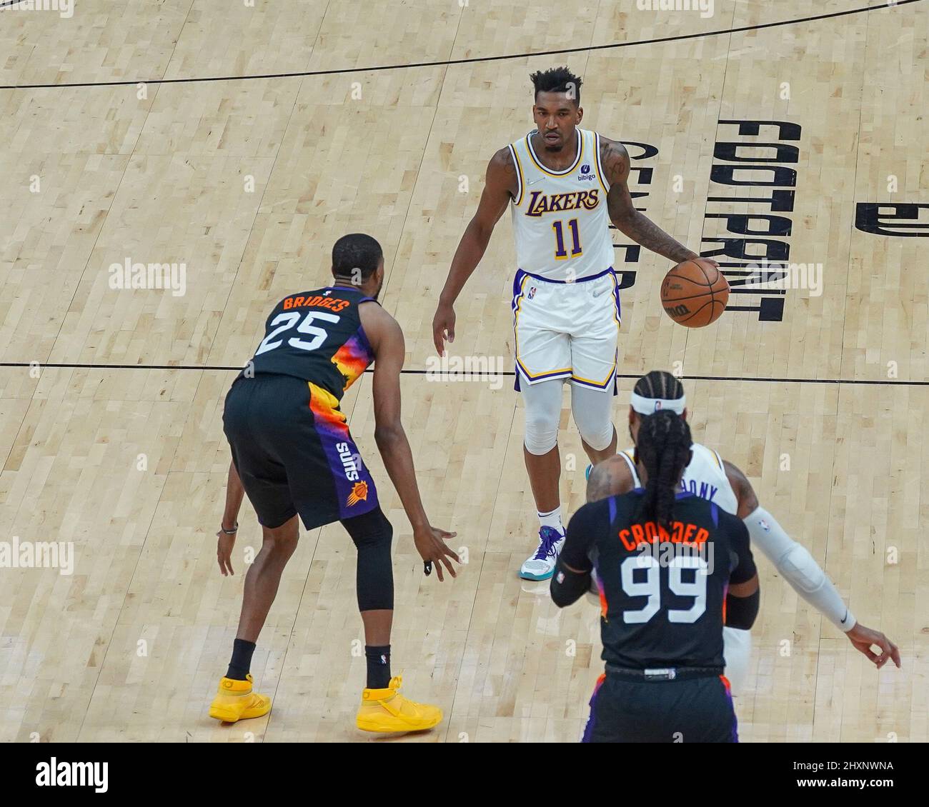 Phoenix, United States Of America. 13th Mar, 2022. Malik Monk (#11 Los ...