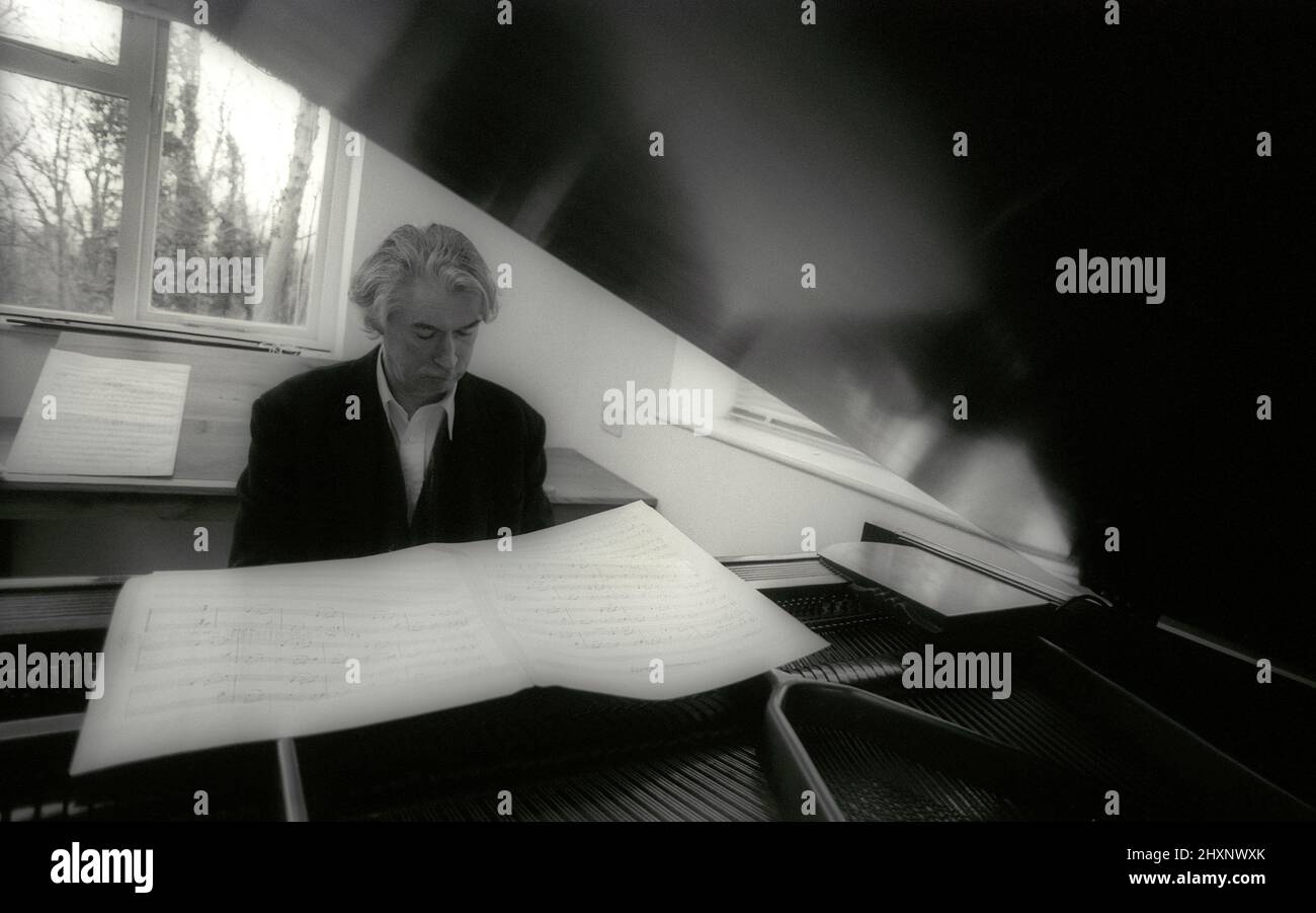 Geoffrey Burgon composer 1994 Stock Photo - Alamy