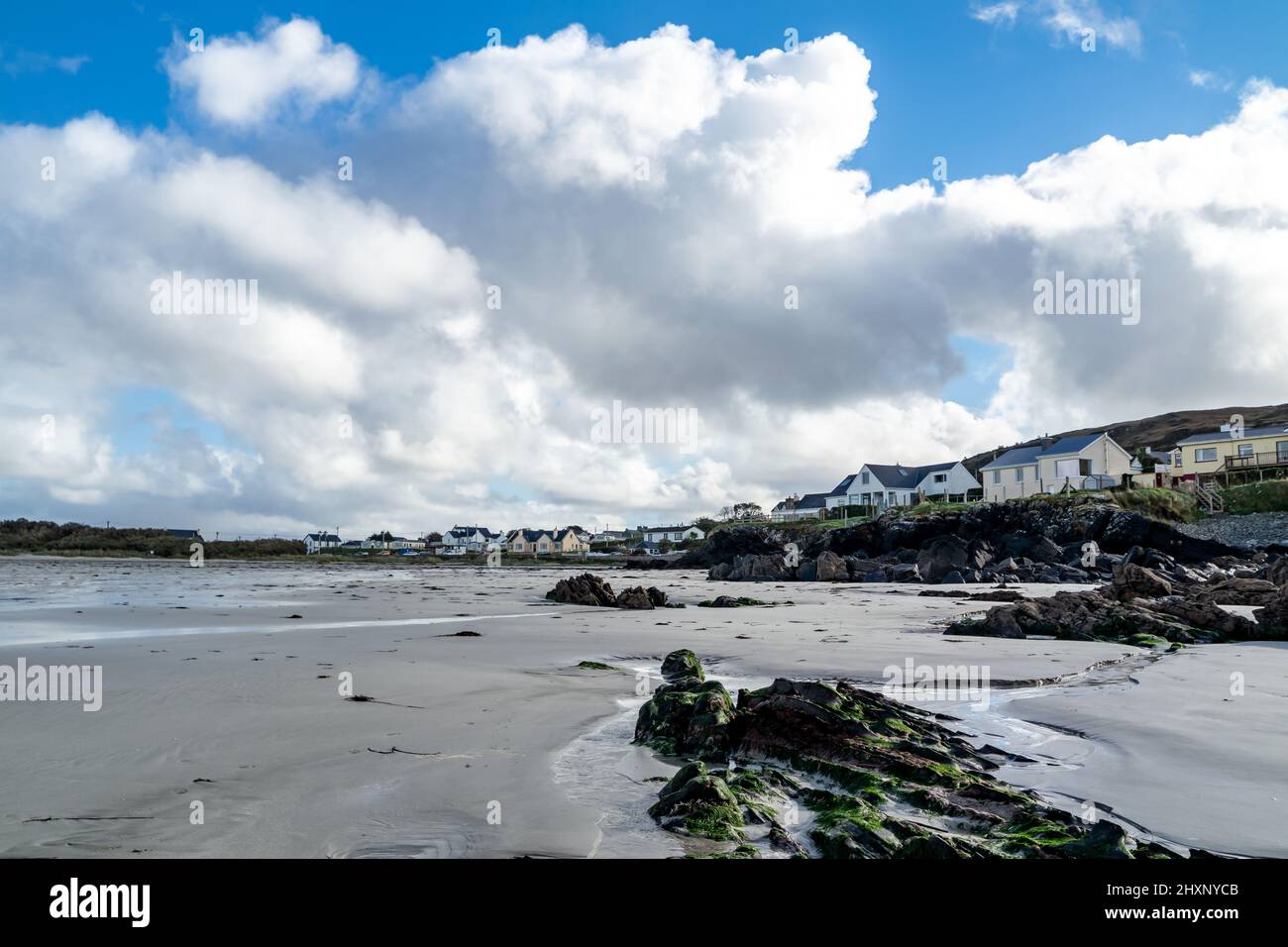 Narin in County Donegal, Ireland, seen from the beach Stock Photo - Alamy