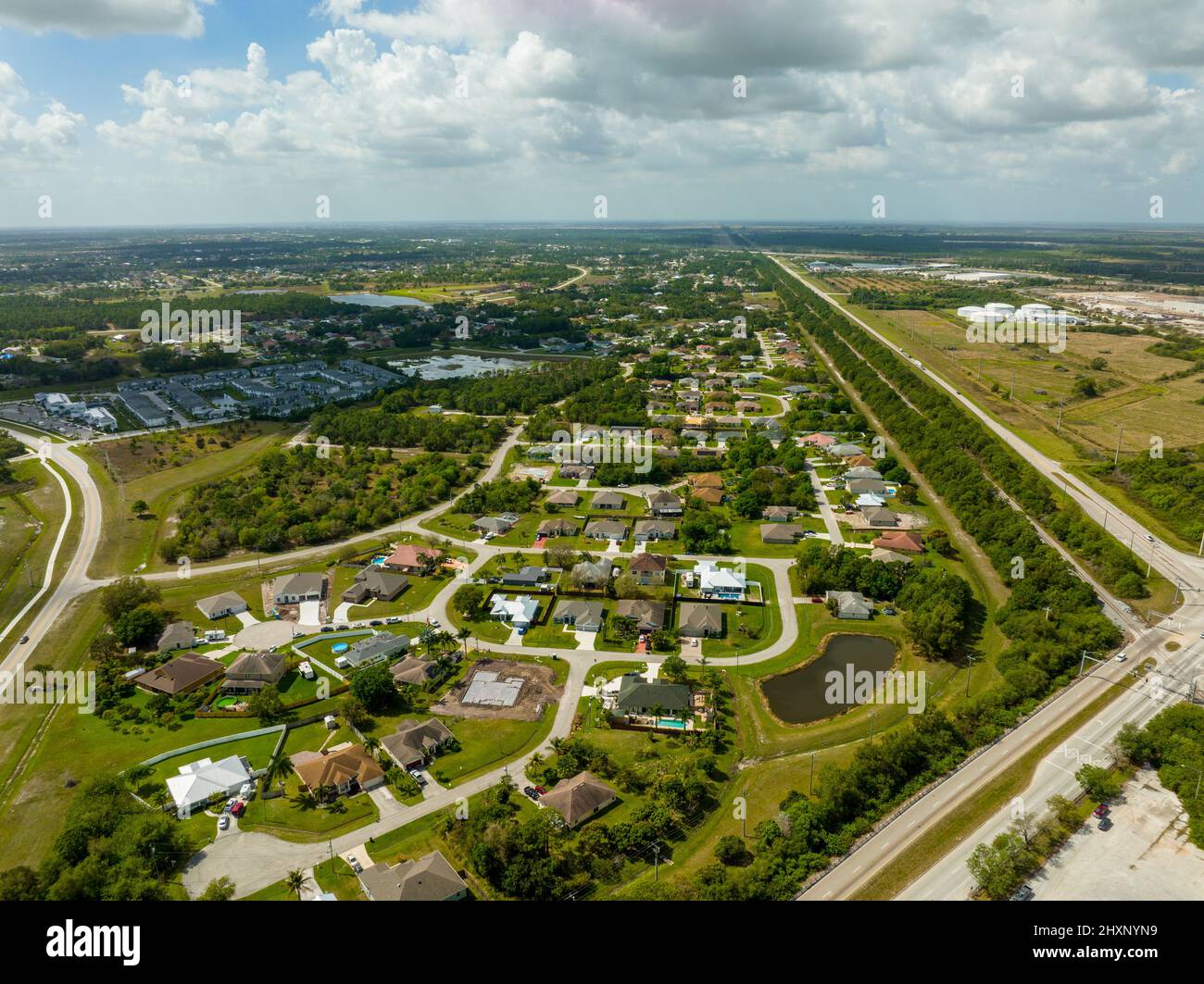 Aerial photography high class residential hi-res stock photography and ...