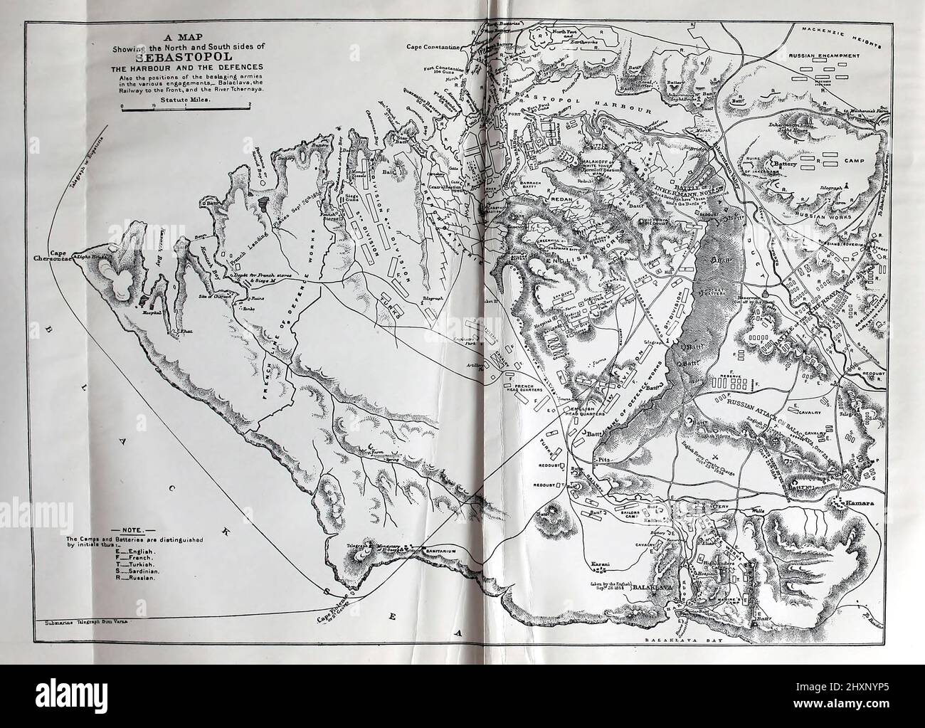 Map of sebastopol hi-res stock photography and images - Alamy