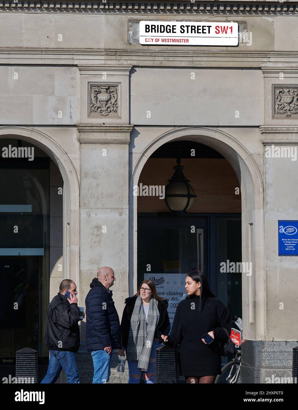 Westminster bridge sign hi-res stock photography and images - Alamy