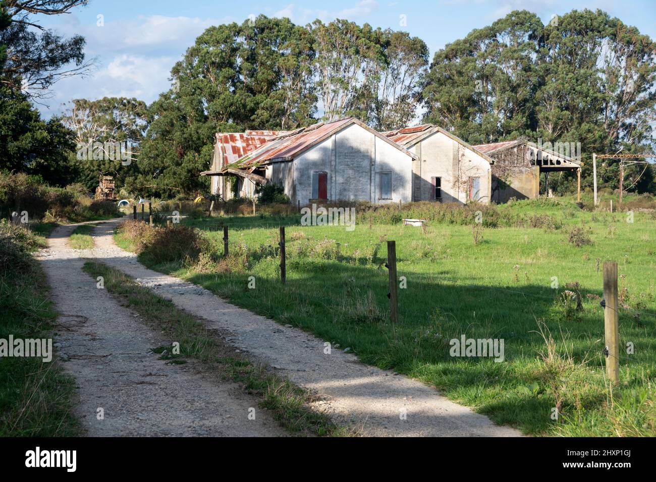 Abandoned dairy factory exterior hi-res stock photography and images ...