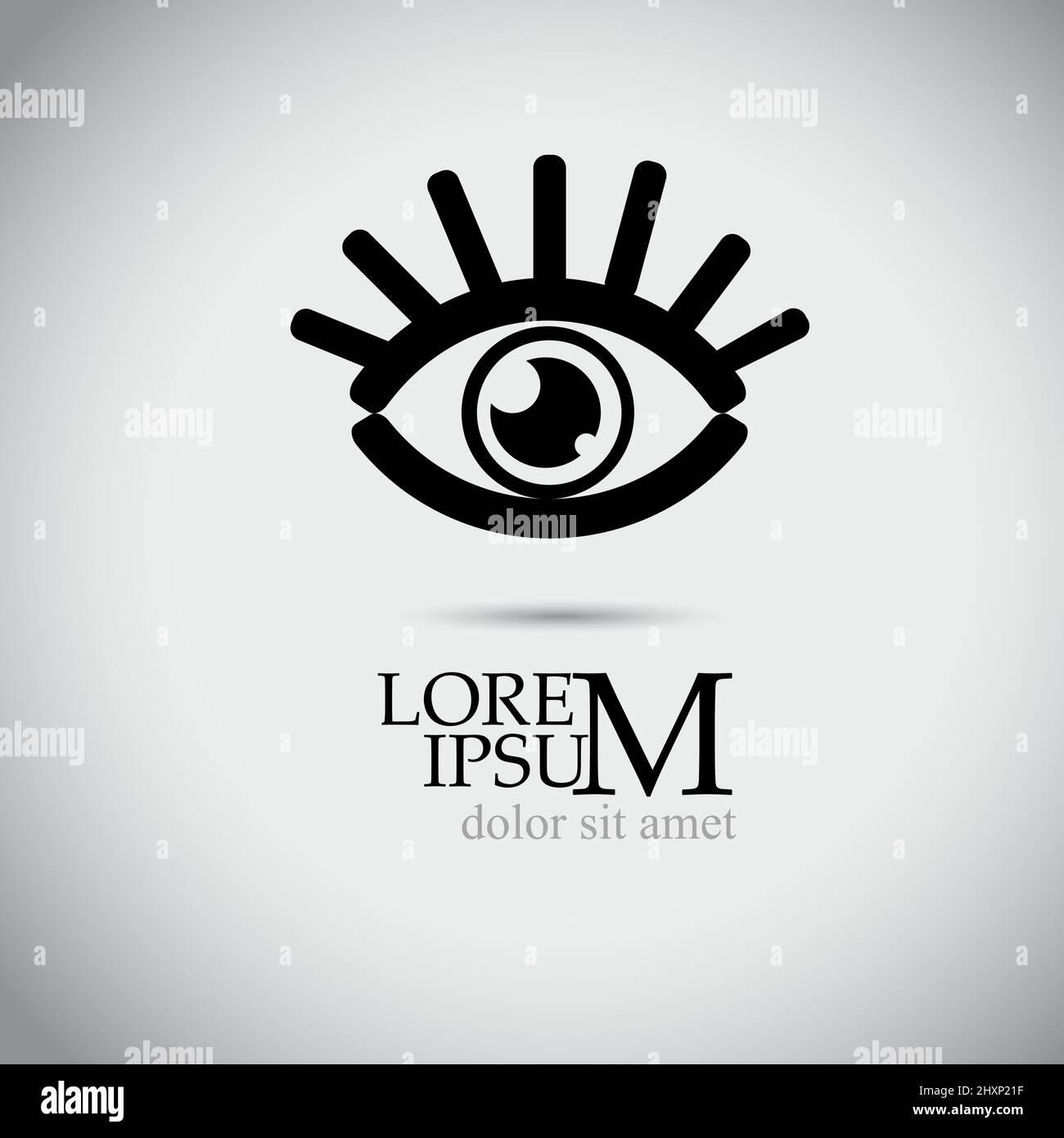Creative Eye Concept Logo Design Template . Vector illustration Stock ...