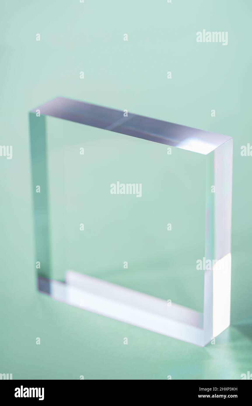 Acrylic Solid Display Block Stock Photo - Alamy