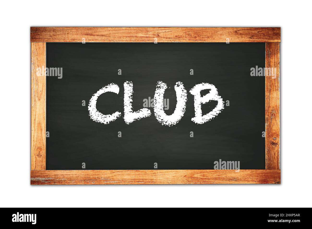 Word club concept written hi-res stock photography and images - Alamy