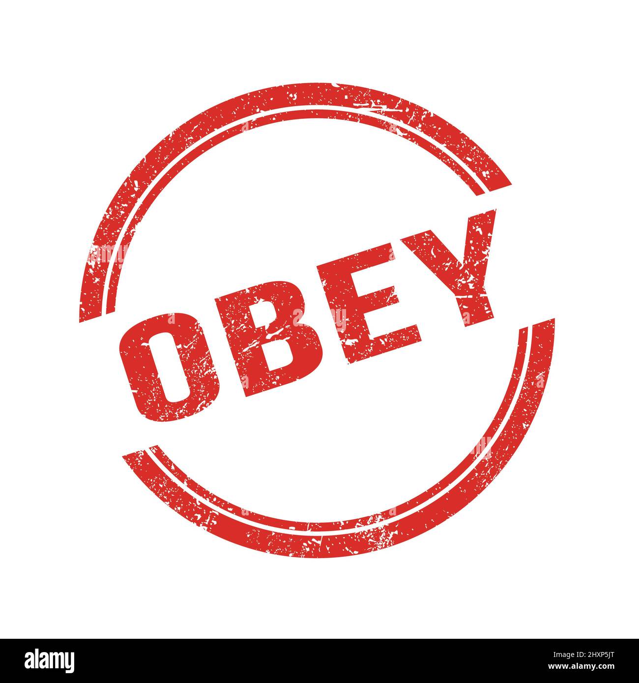 Obey stamp hi-res stock photography and images - Alamy
