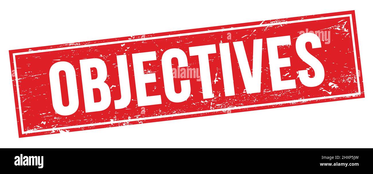 Objectives stamp hi-res stock photography and images - Alamy