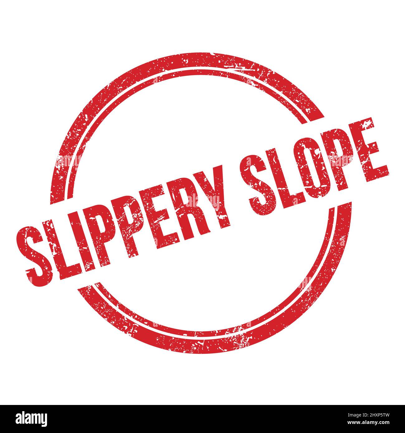 Slippery slope word Cut Out Stock Images & Pictures - Alamy