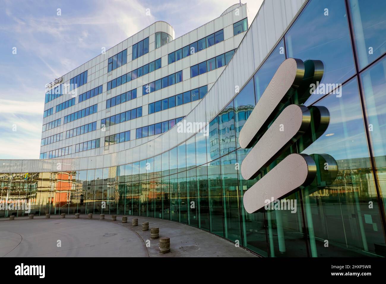 Main entrance Ericsson's Head Office in Kista, Stockholm, Sweden Stock ...