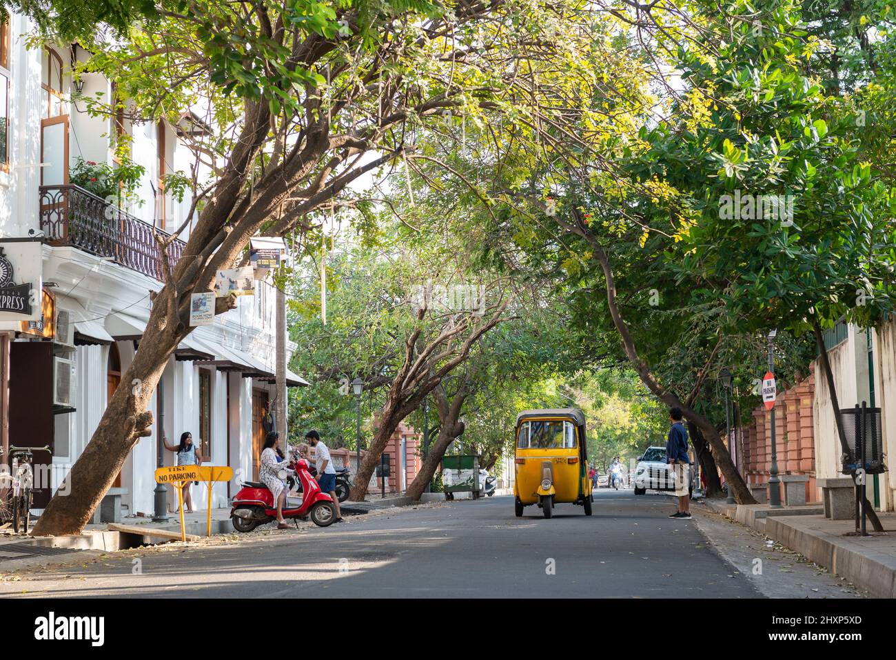 Pondicherry india and colonial hi-res stock photography and images - Alamy