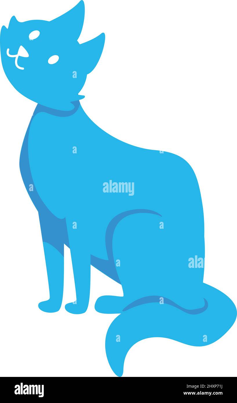 Homeless cute cat sitting Stock Vector Images - Alamy