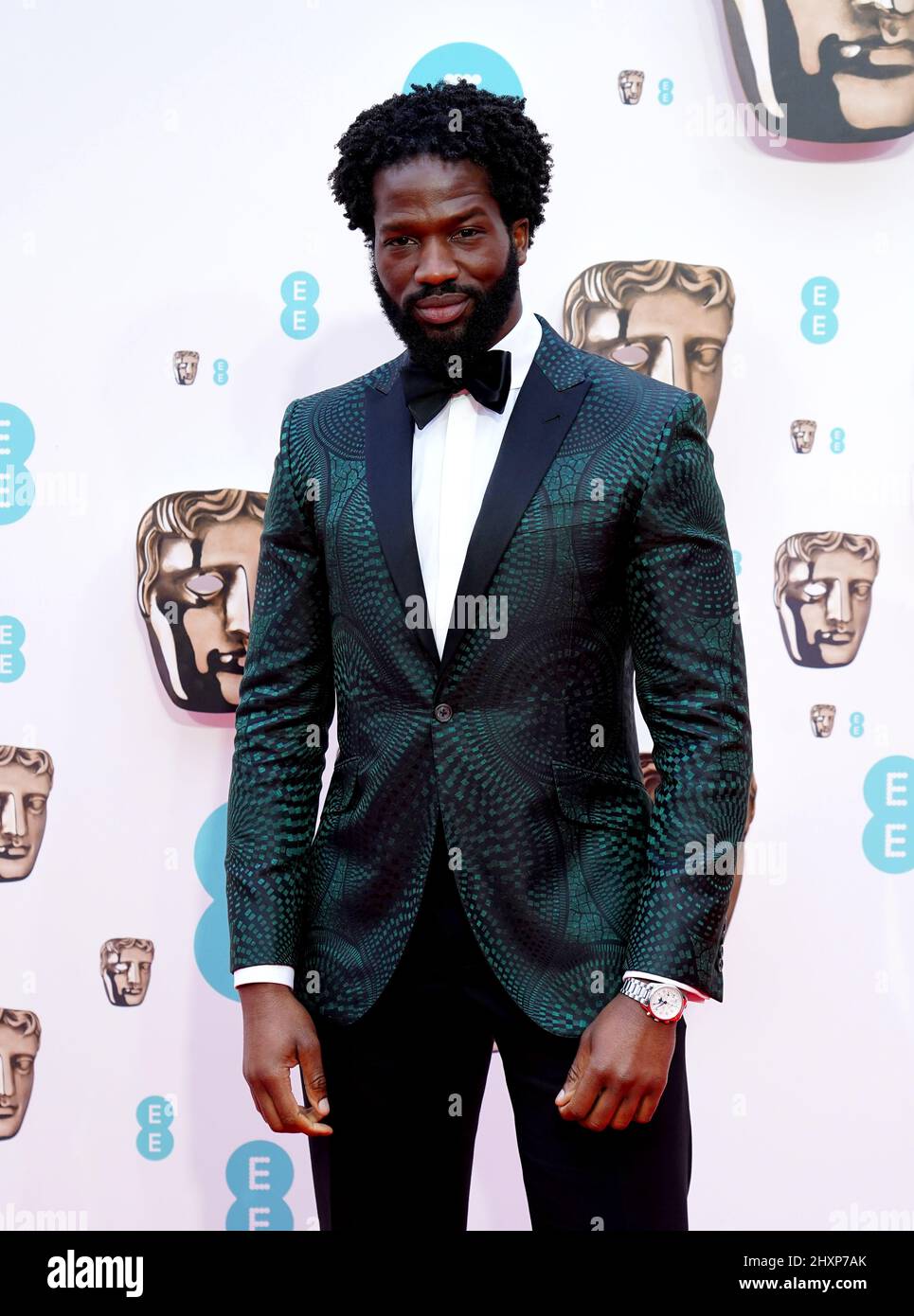 Sope Dirisu attending the 75th British Academy Film Awards held at the Royal Albert Hall in ...