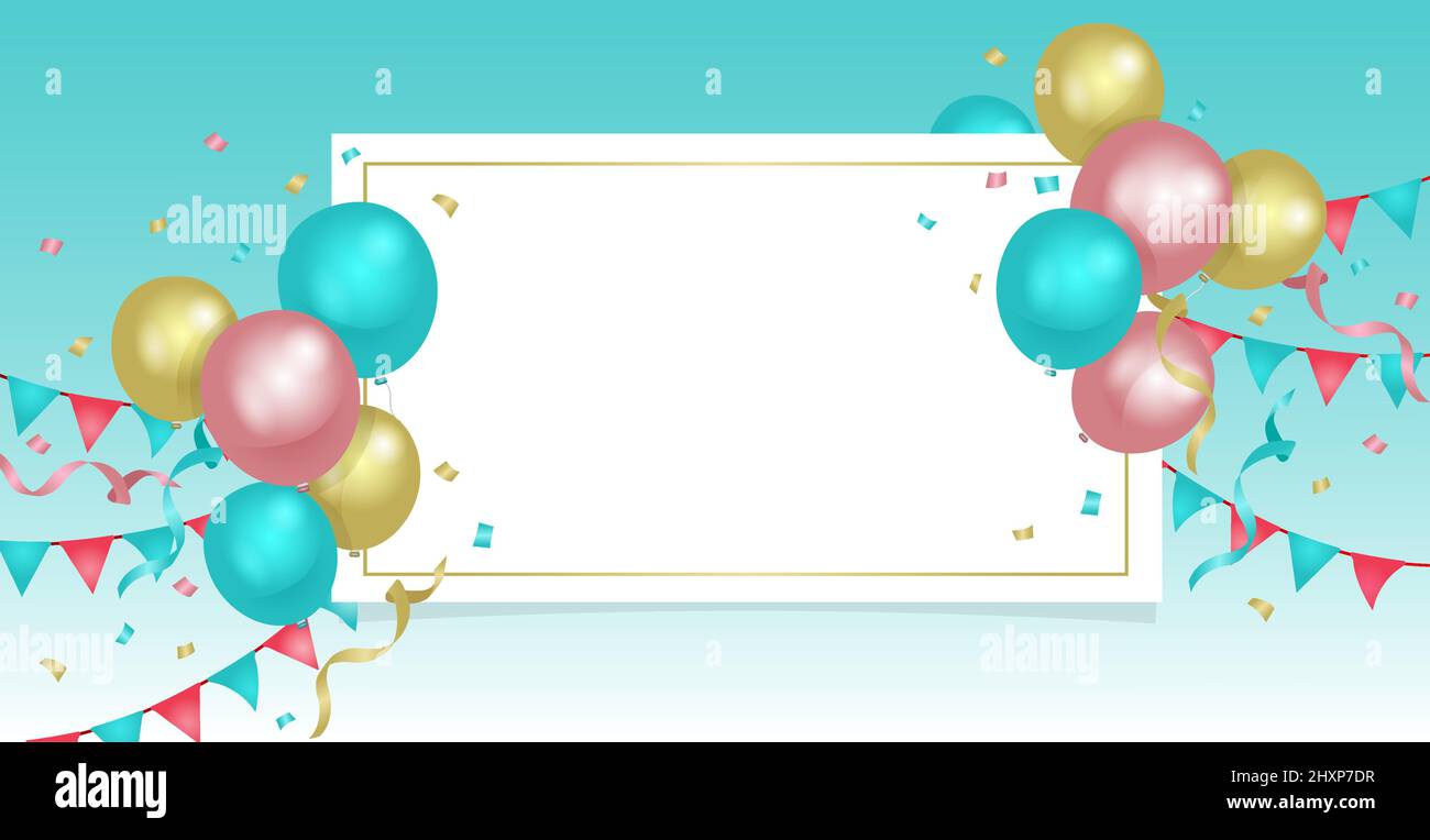 Celebration banner vector illustration ( no text Stock Vector Image ...