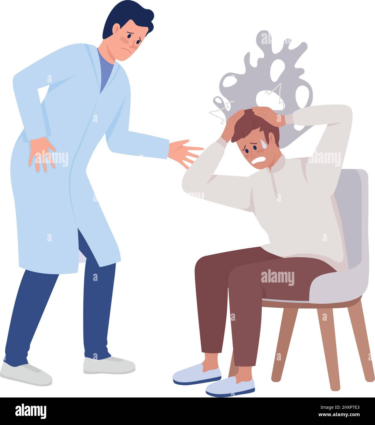 Indian doctor and patient Cut Out Stock Images & Pictures - Alamy